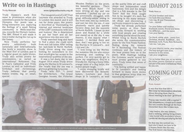 News items about LGBT Poet Laureate